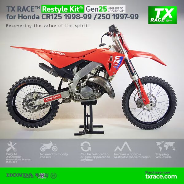 TX RACE™ Restyle Kit® Gen25 for Honda CR125 1998-1999 / CR250 1997-1999 ...